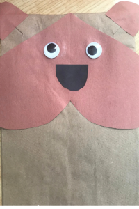 Paper Bag Groundhog's Day Puppet Craft with Free PDF