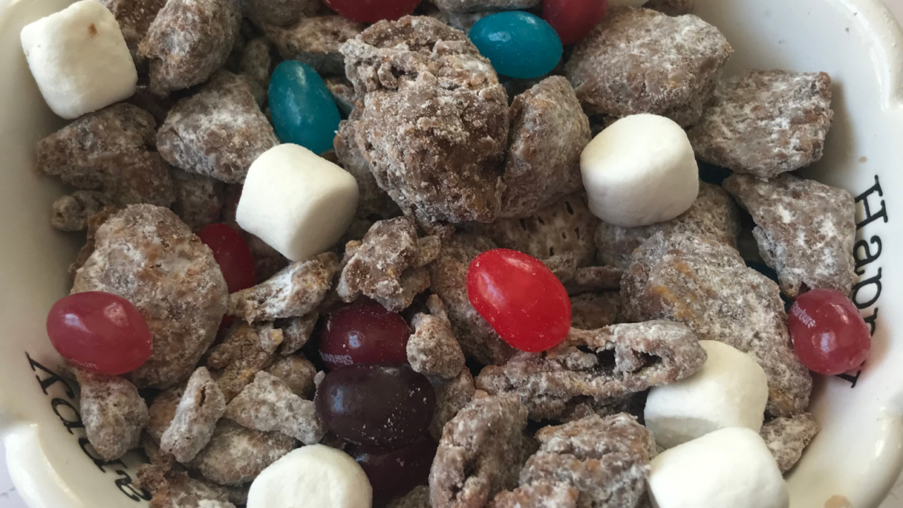 Spring Gluten-Free Puppy Chow (with a Dairy-Free Option)