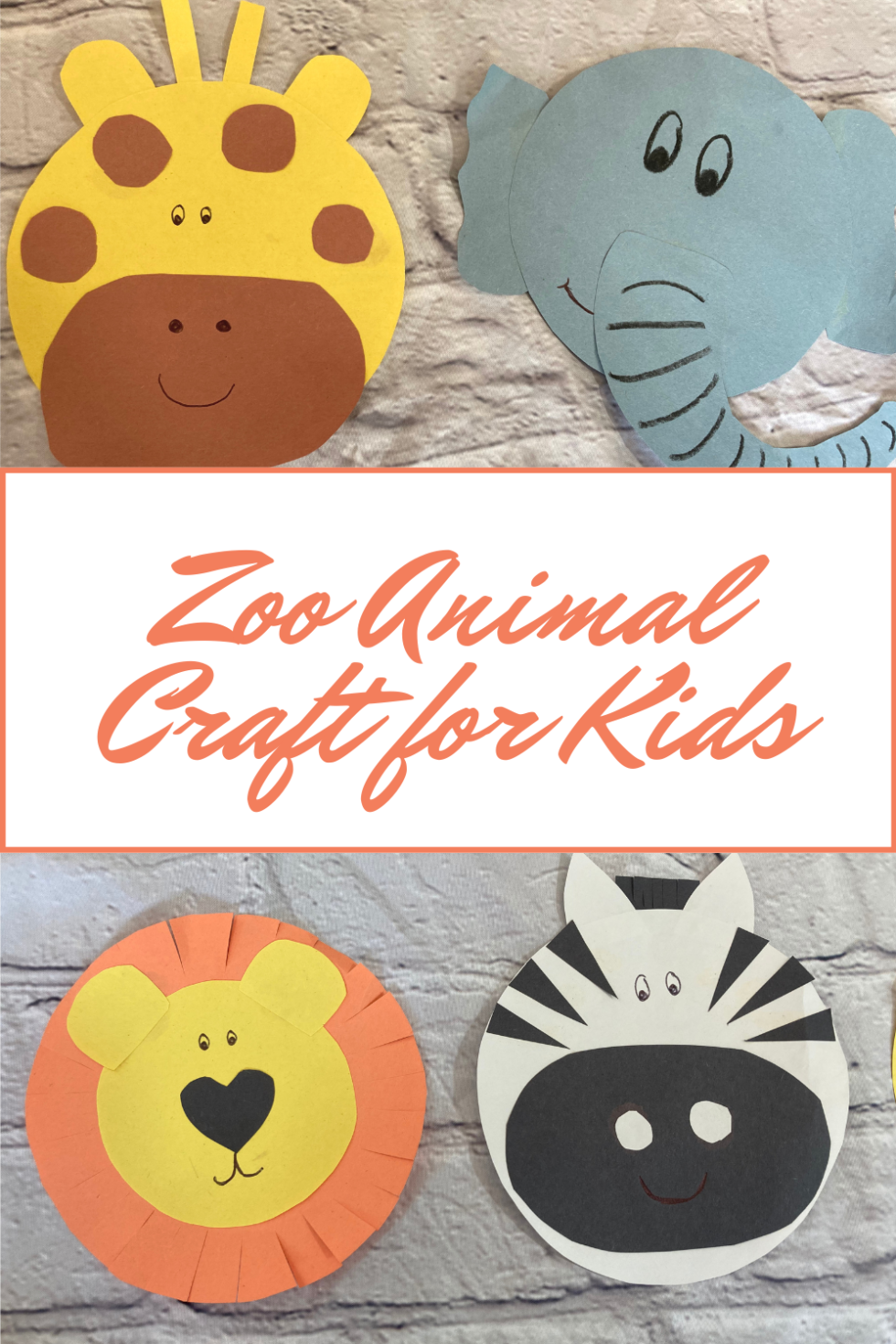 4 Fun Paper Zoo Animal Crafts for Kids