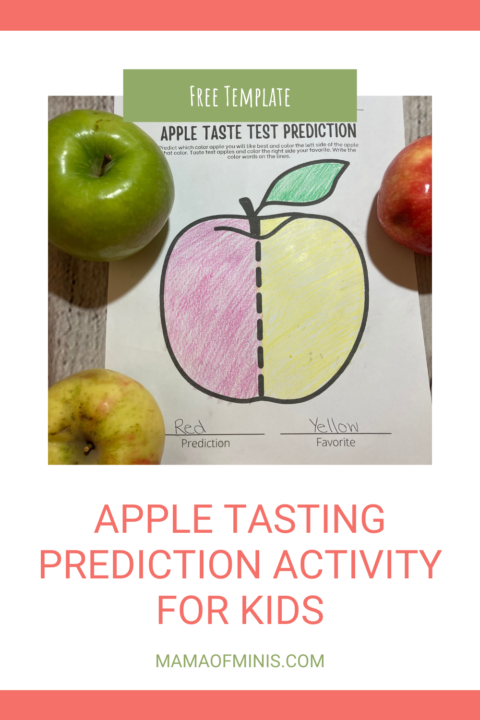Apple Taste Testing Activity for Kids and Free Printable