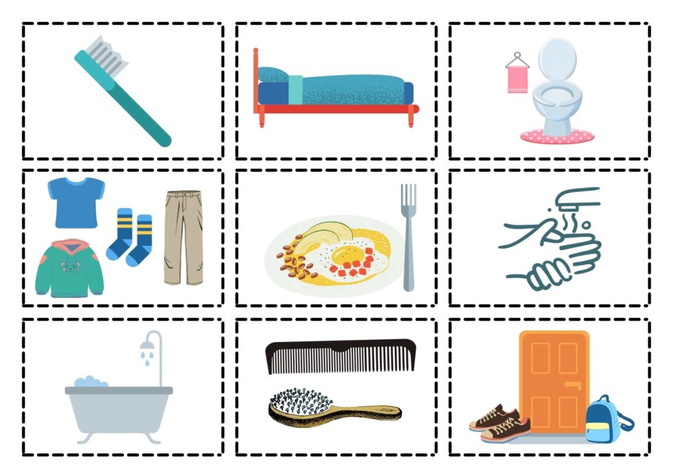 Free Customizable Visual Schedules for Toddlers