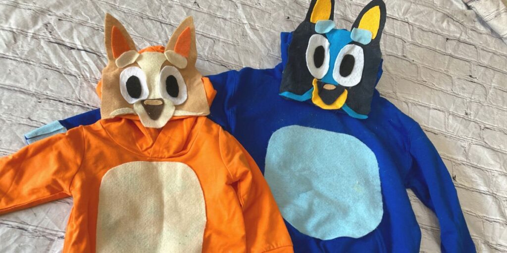 DIY Bluey Costume for Kids - Mama of Minis
