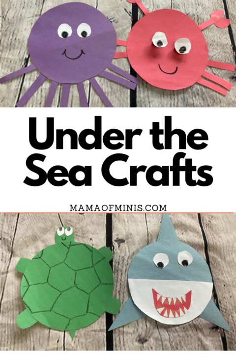 4 Super Ocean Animal Crafts for Kids