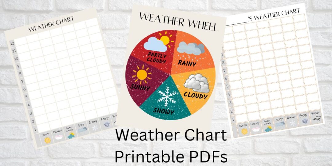 Free Printable Weather Chart PDFs for Kids