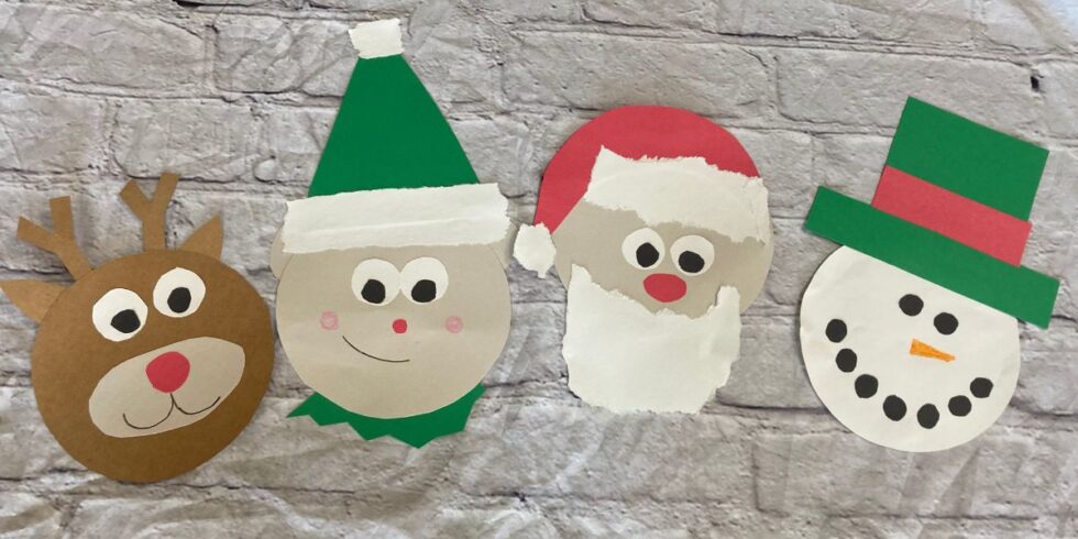 4 Fun Construction Paper Christmas Crafts for Kids