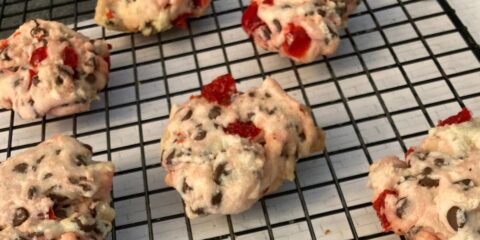 Soft and Chewy Gluten Free Cherry Cookies