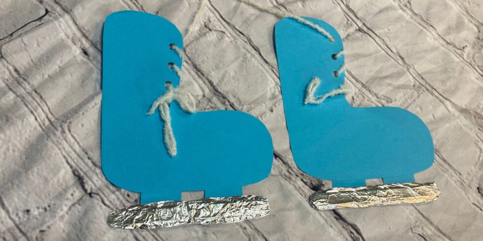 Ice Skate Craft for Kids - Mama of Minis