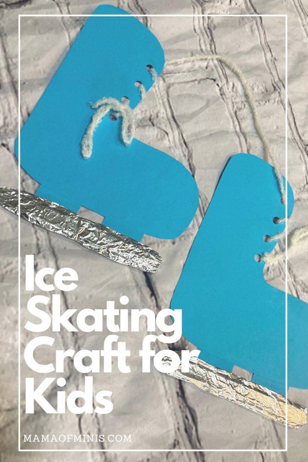 Ice Skate Craft for Kids - Mama of Minis