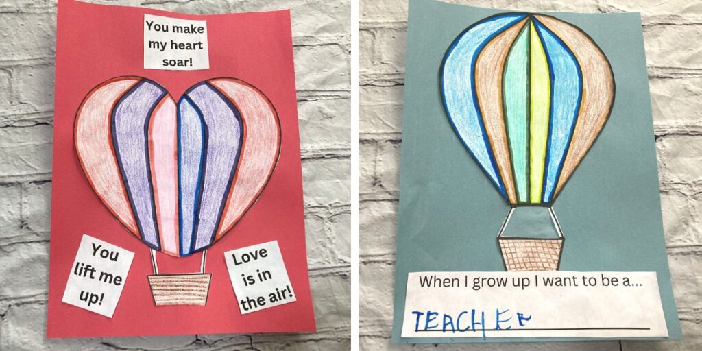 Free Hot Air Balloon Template Craft for Kids - Mama of Minis