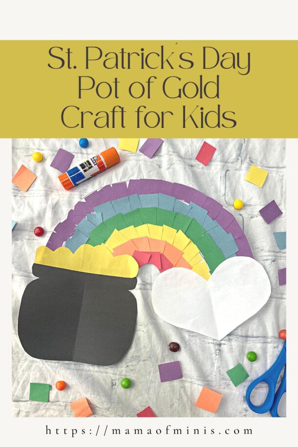 St. Patrick's Day Pot of Gold Craft for Kids