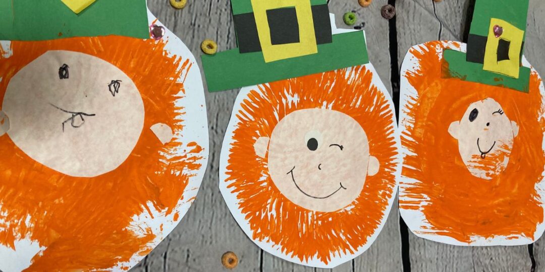 Fun Fork Painting Leprechaun Craft for Kids