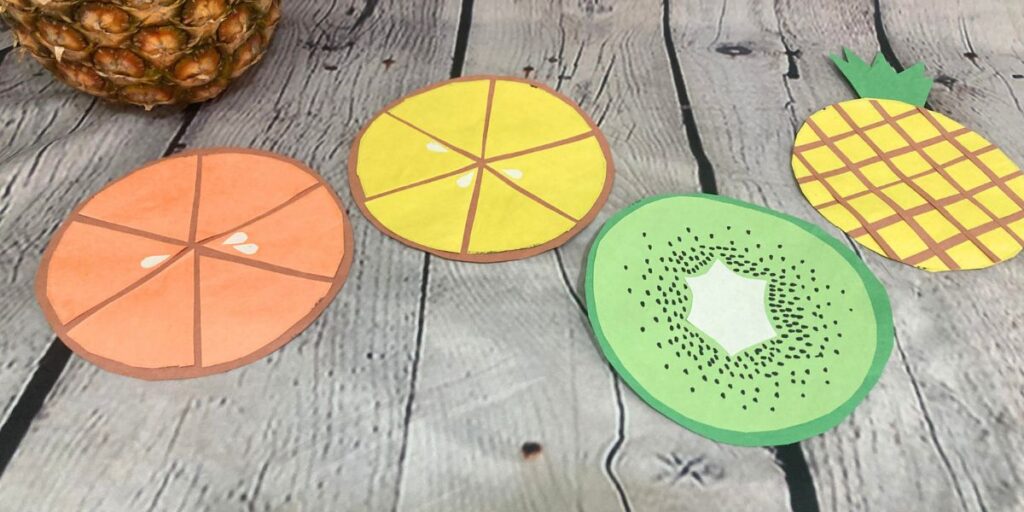 Easy Summer Fruit Crafts for Kids - Mama of Minis