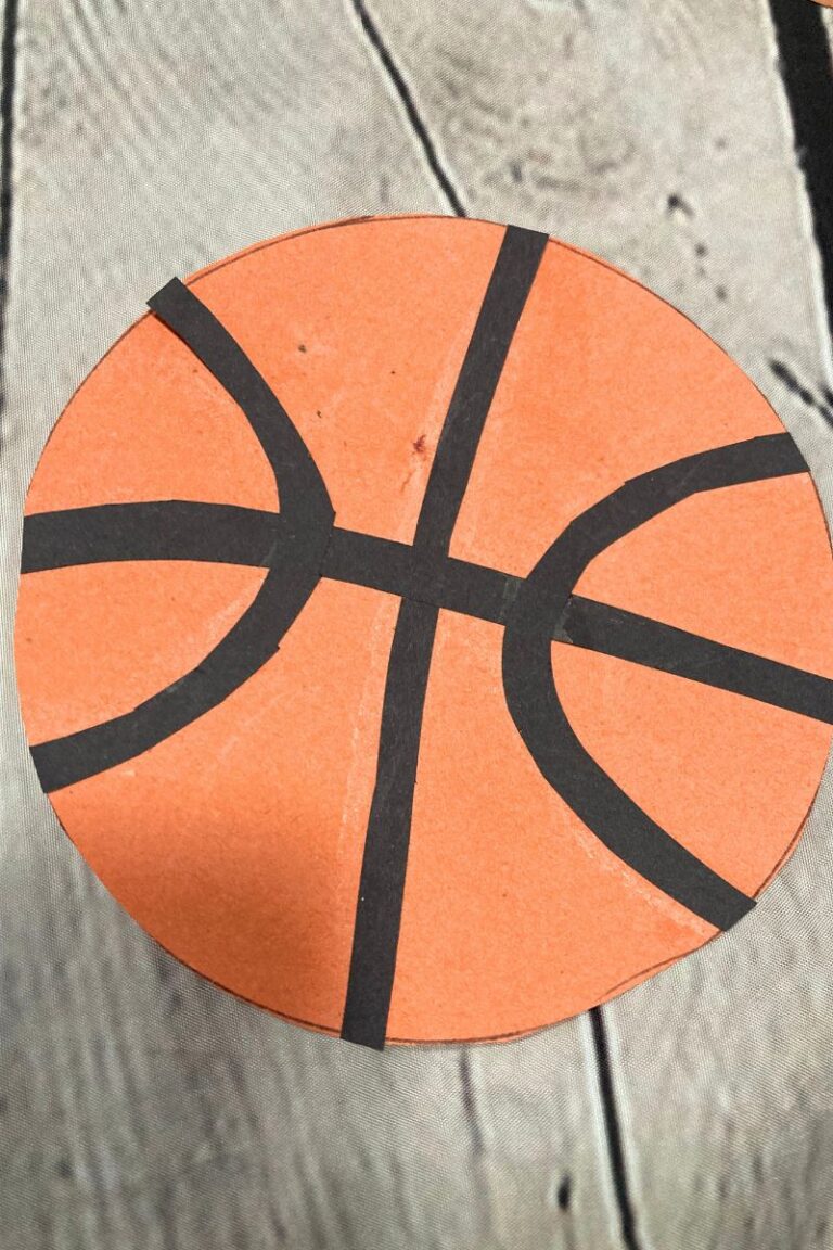 4 Easy Construction Paper Sports Crafts for Kids