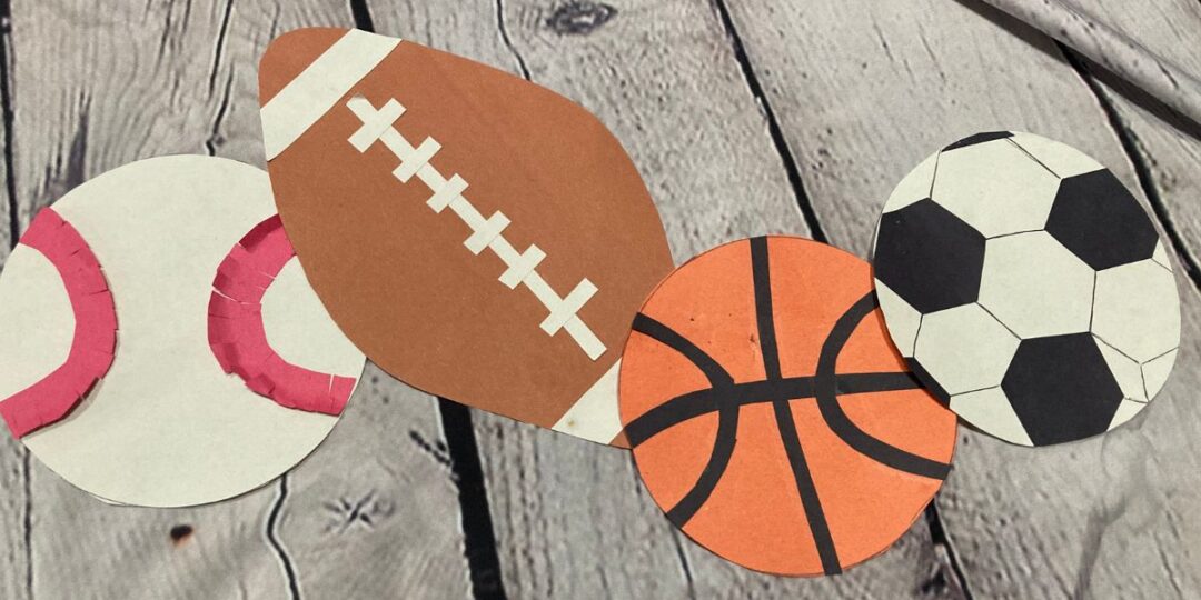 4 Easy Construction Paper Sports Crafts for Kids