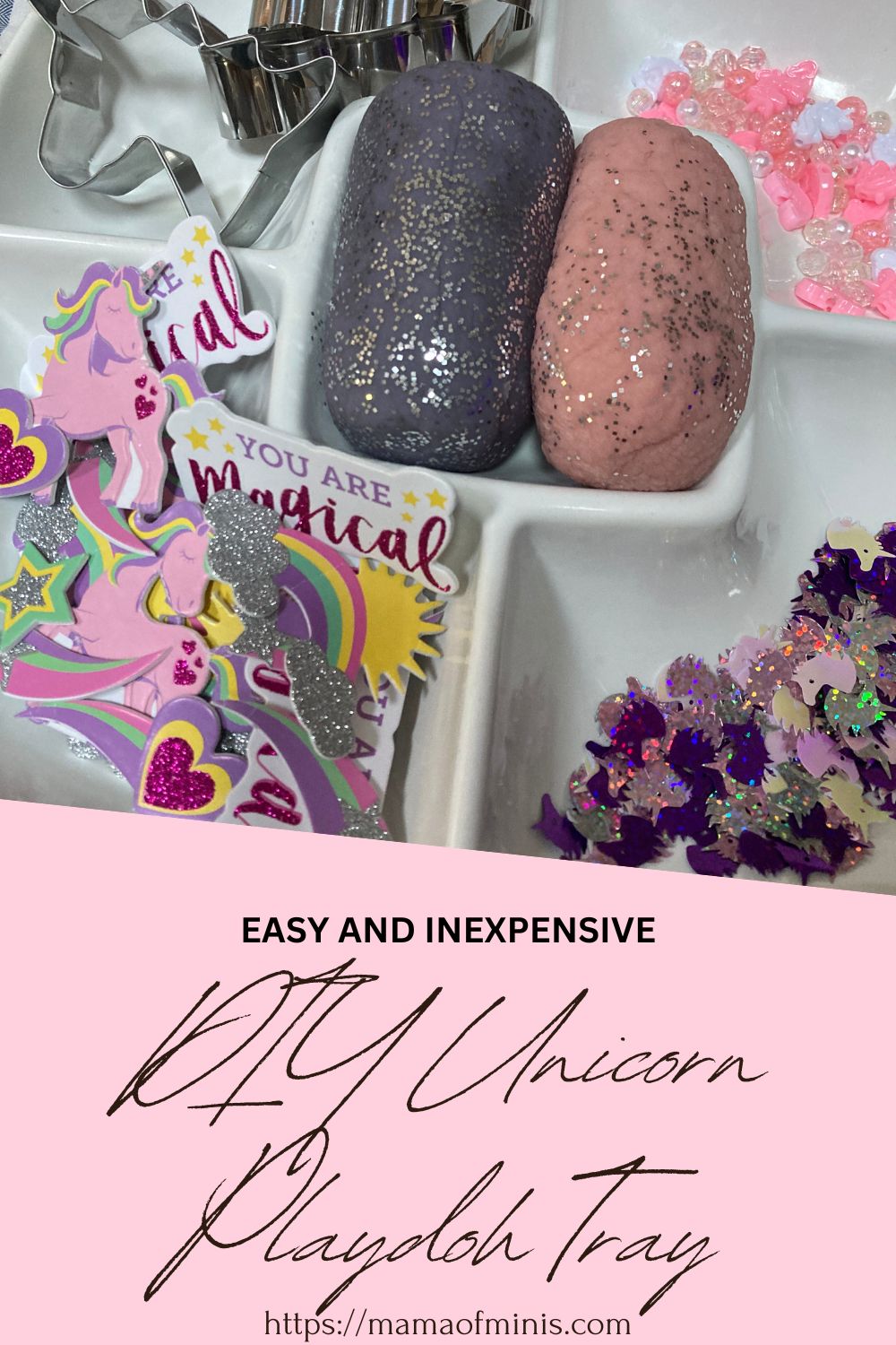 DIY Playdough Unicorn Kit - Mama of Minis