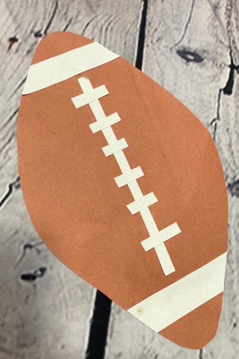 4 Easy Construction Paper Sports Crafts for Kids