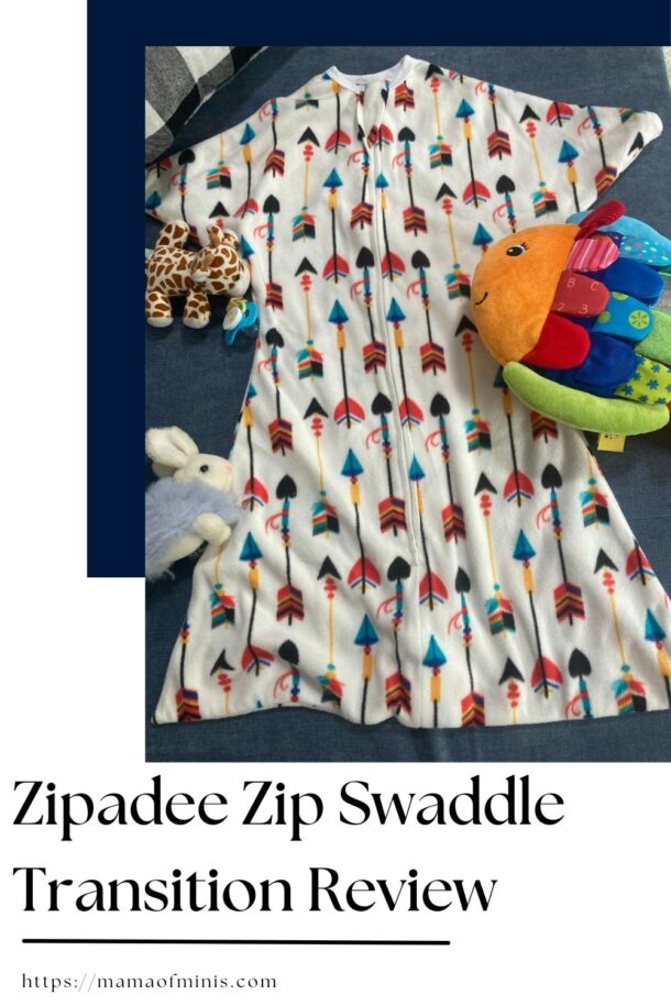 Zipadee Zip Review - Zipadee Zip Swaddle Transition