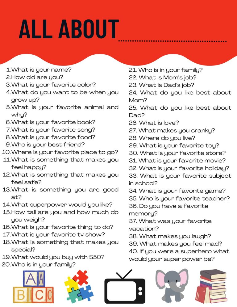 40 Funny Toddler Interview Questions (For Big Kids Too!)