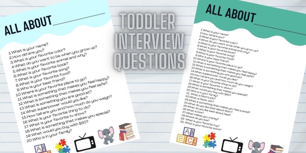 40 Funny Toddler Interview Questions (For Big Kids Too!)