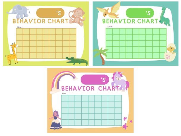 16 Helpful and Free Printable Behavior Charts