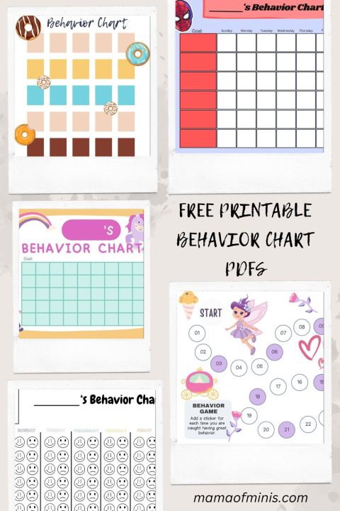 16 Helpful and Free Printable Behavior Charts