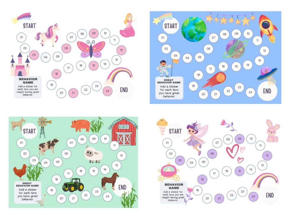 16 Helpful and Free Printable Behavior Charts