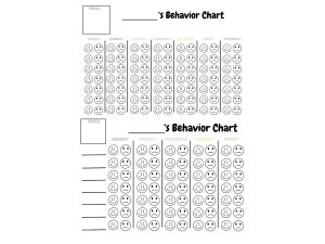 16 Helpful and Free Printable Behavior Charts