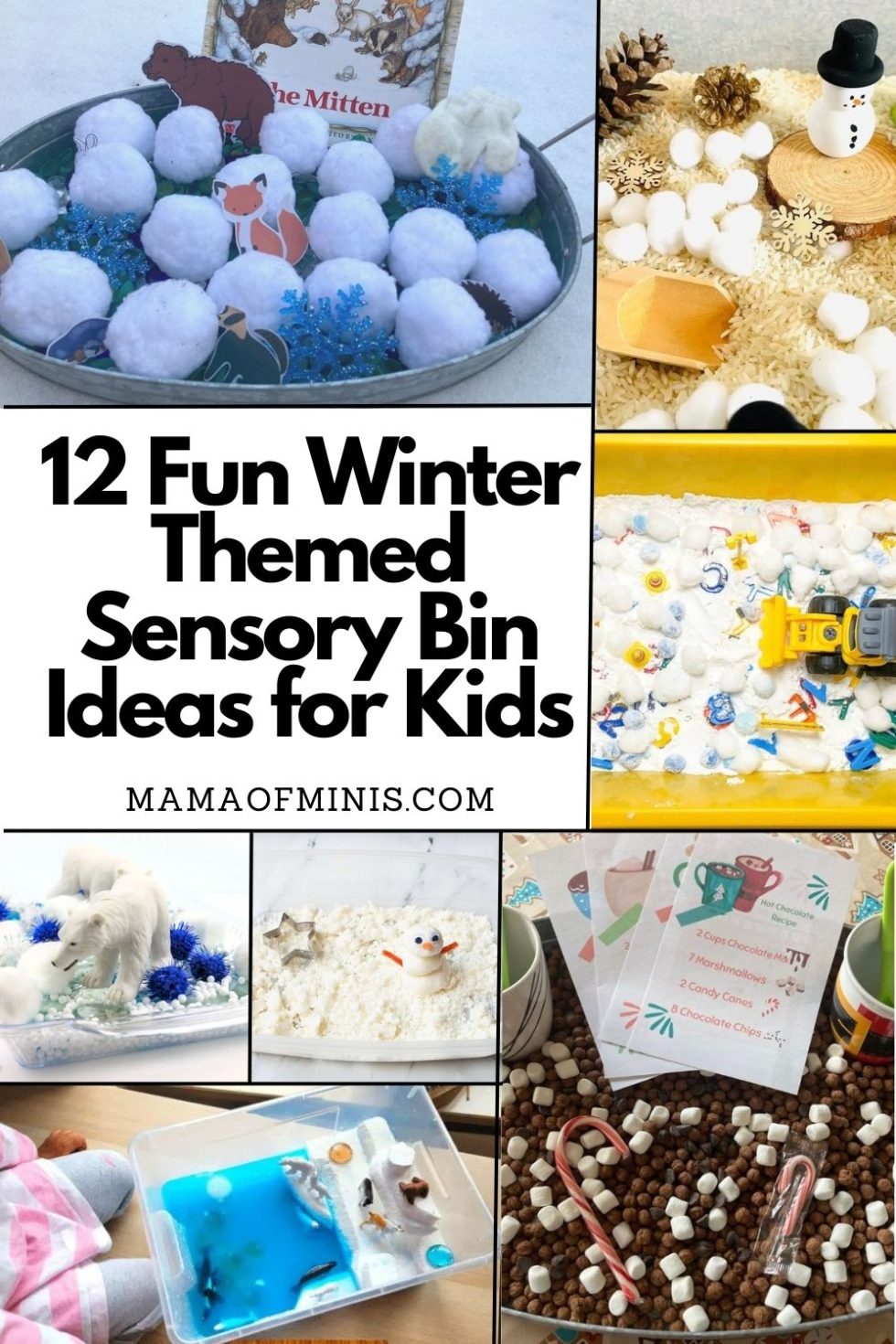 12 Fun Winter Sensory Bins for Preschoolers