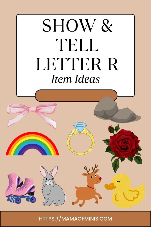 100 Awesome Letter R Show and Tell Item Ideas