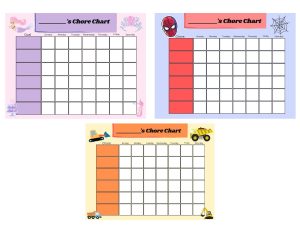 16 Fun and Free Printable Chore Charts for Kids