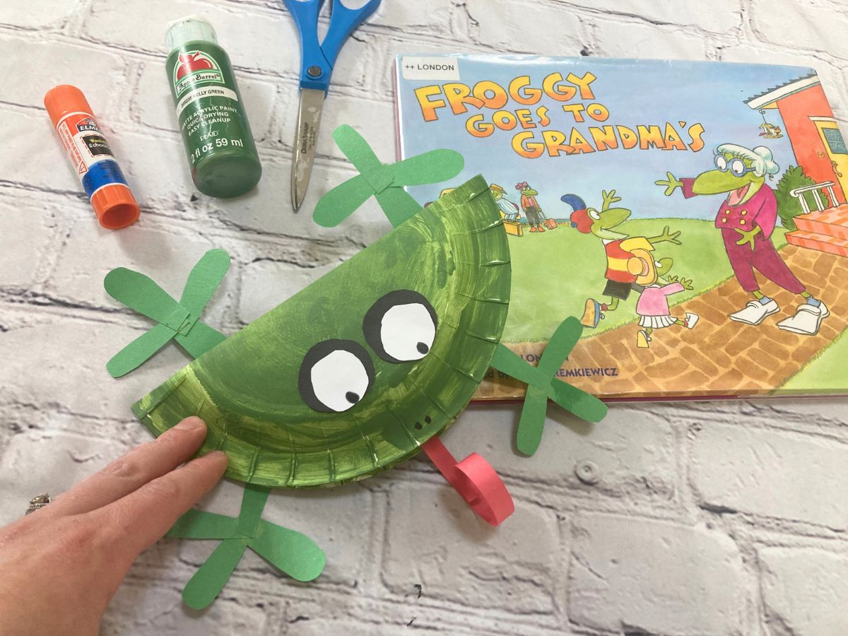 Fun Paper Plate Frog Craft for Preschool