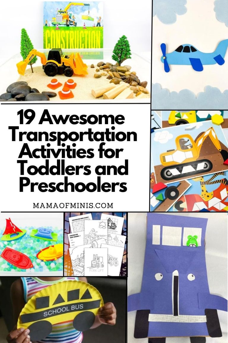19 Awesome Transportation Crafts and Activities