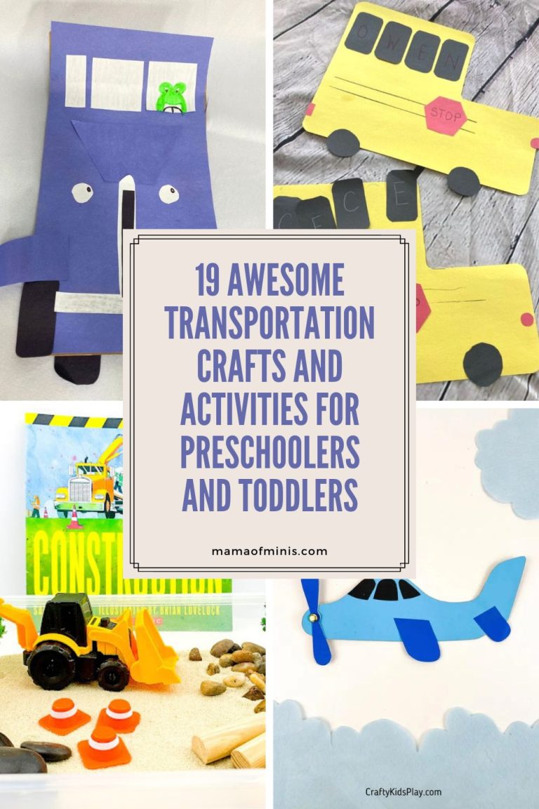 19 Awesome Transportation Crafts and Activities