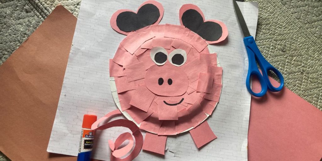 Cute Paper Plate Pig Craft for Preschool and Kindergarten