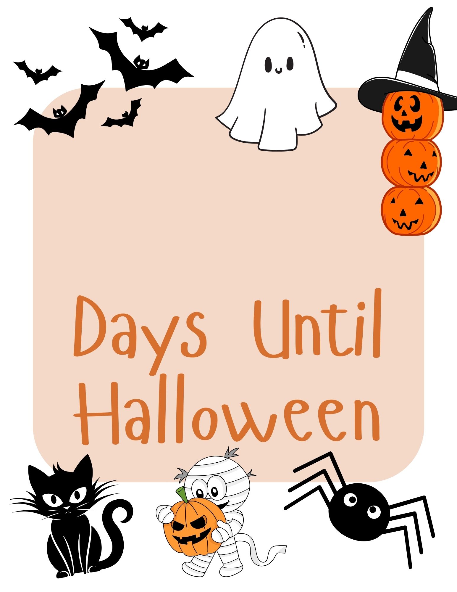 4 Free Printable Halloween Countdown Activities