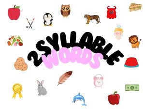 Long and Comprehensive 2 Syllable Words List