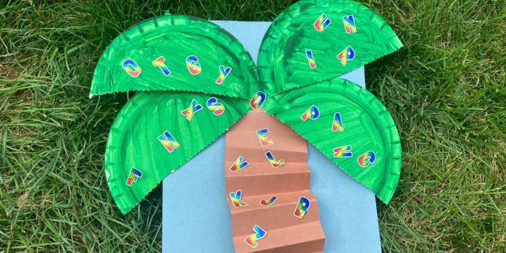 Chicka Chicka Boom Boom Craft for Preschool and Kindergarten