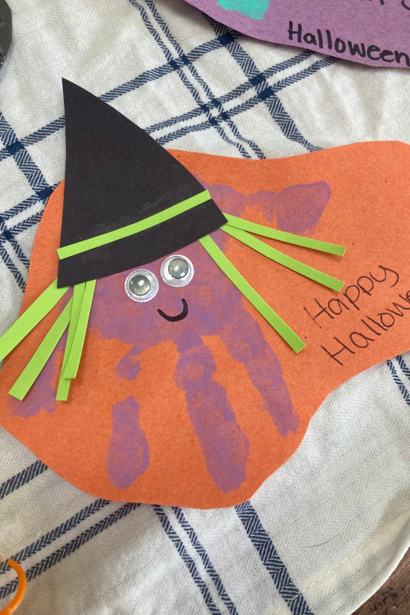 3 Fun Halloween Handprint Art Crafts for Babies and Toddlers