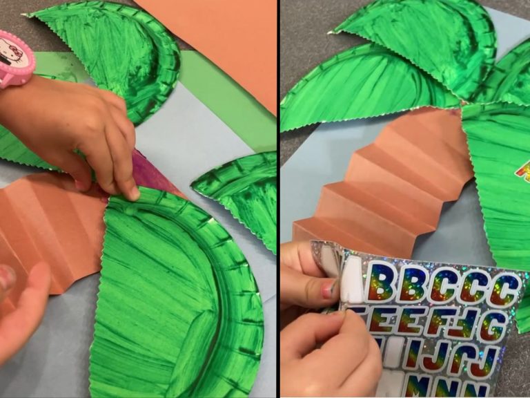 Chicka Chicka Boom Boom Craft for Preschool and Kindergarten