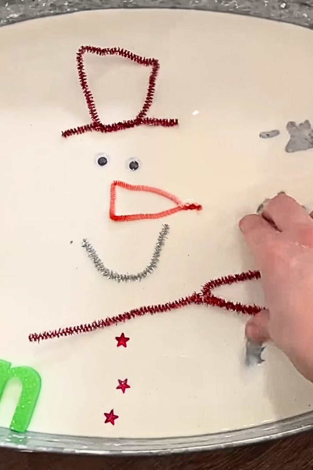 Fun and Slimy Melted Snowman Sensory Bin