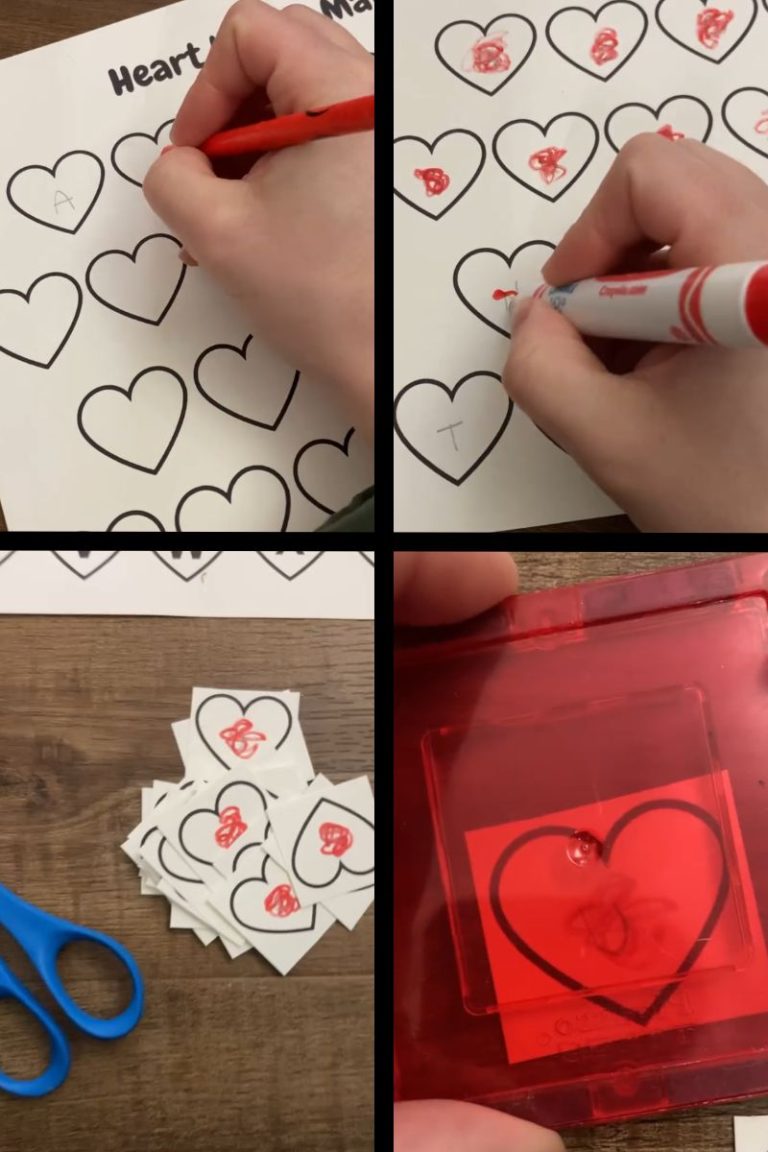 Secret Letter Match Valentine's Day Activity