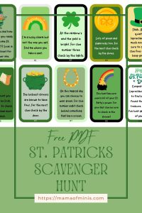 St. Patricks Day Scavenger Hunt Free Printable