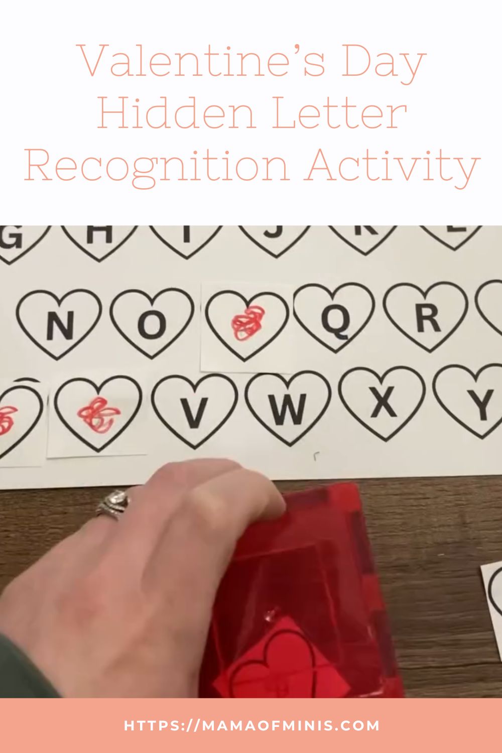 Secret Letter Match Valentine's Day Activity
