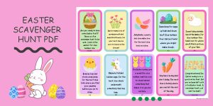 Free Easter Scavenger Hunt Printable PDF