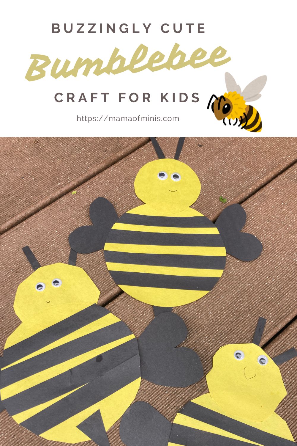 Buzzingly Cute Bumblebee Craft for Kids