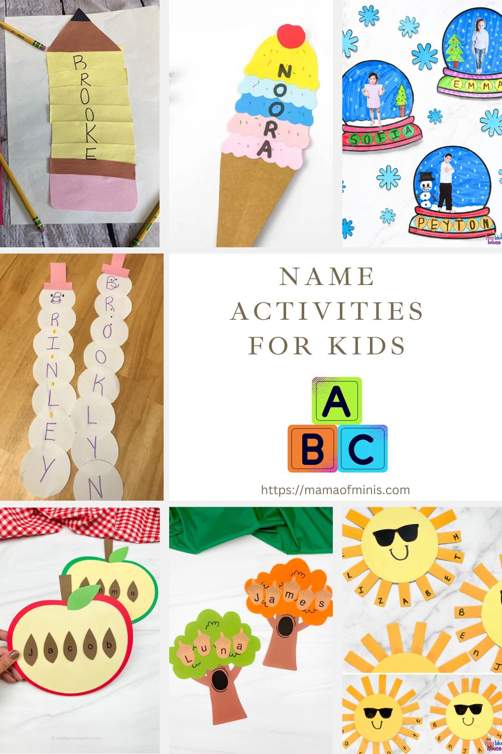 12 Fun Name Activities and Crafts for Preschoolers