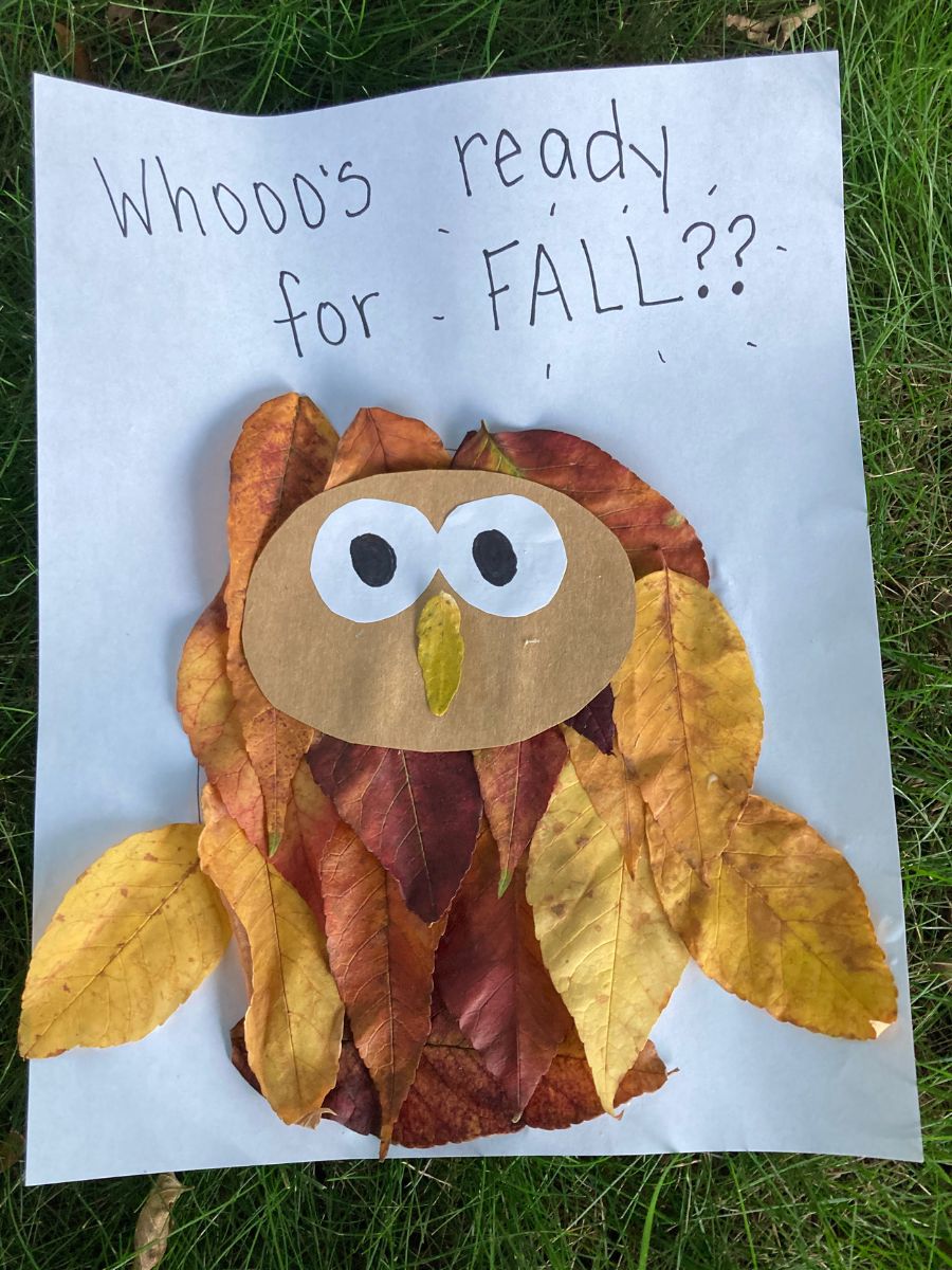 Leafy Fall Owl Craft For Kids