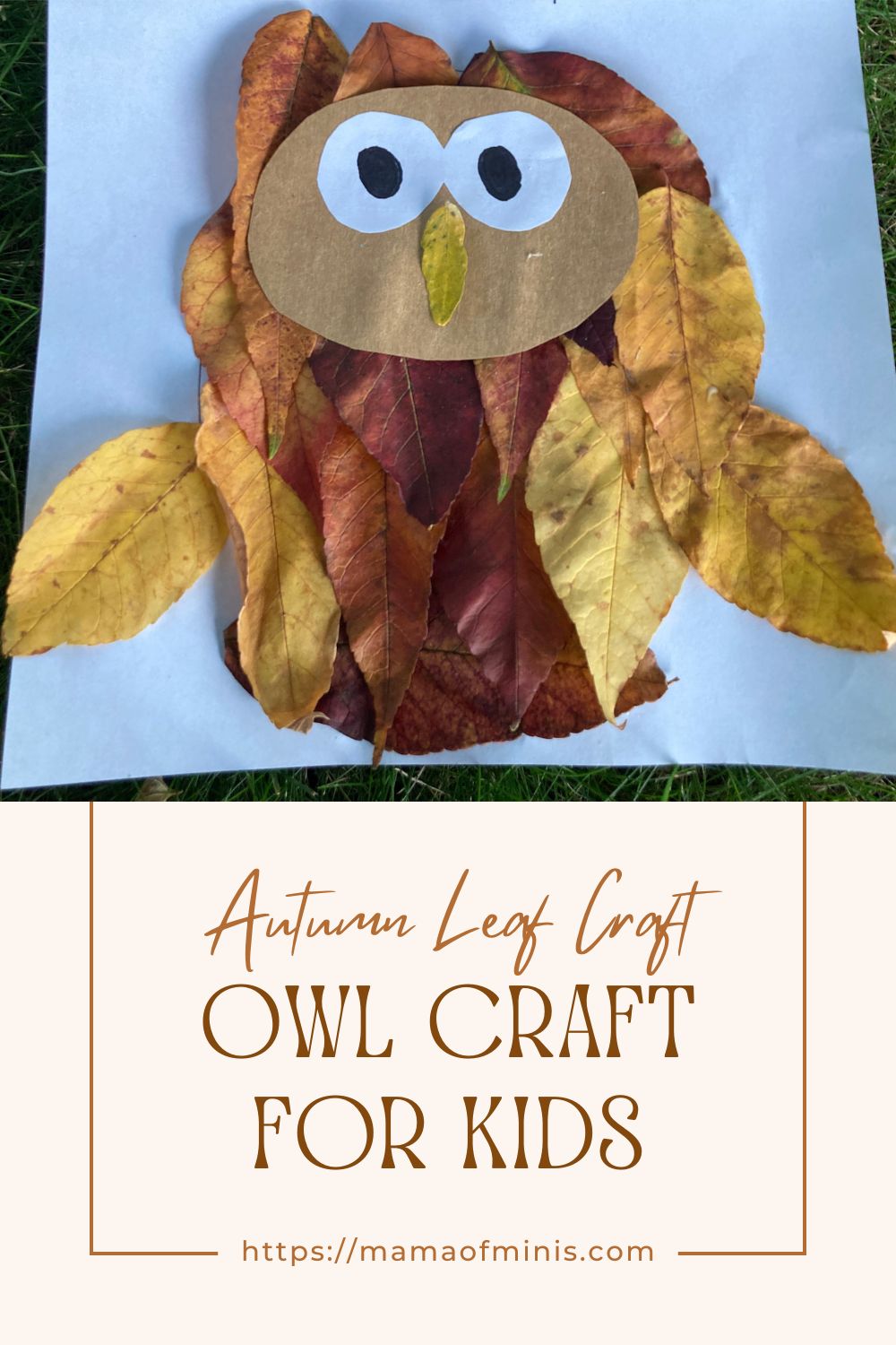 Leafy Fall Owl Craft For Kids