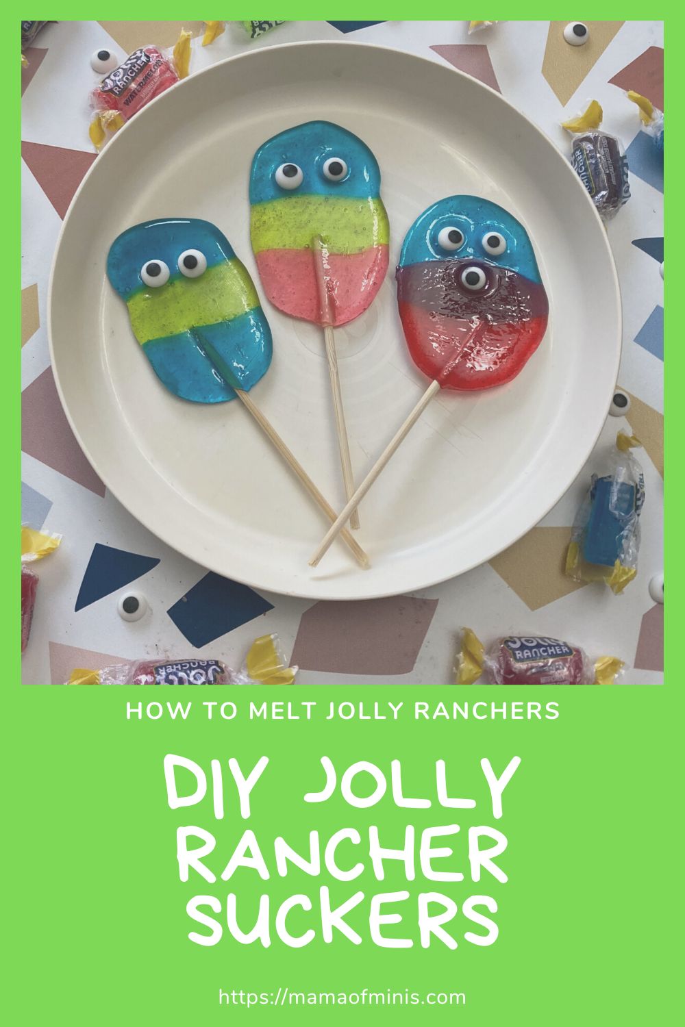 How to Melt Jolly Ranchers to Make Halloween Suckers
