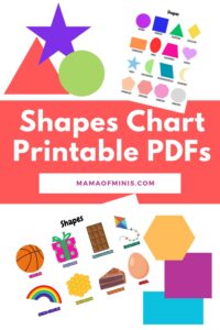 Free Printable Shapes Chart for Preschool